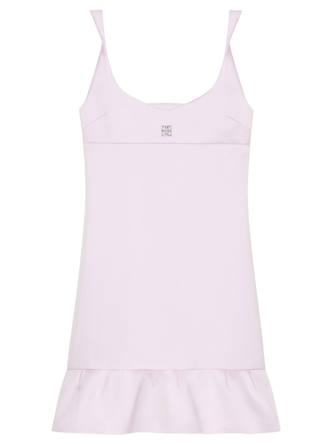 GIVENCHY Givenchy Satin Dress with Twisted Straps and 4G Detail